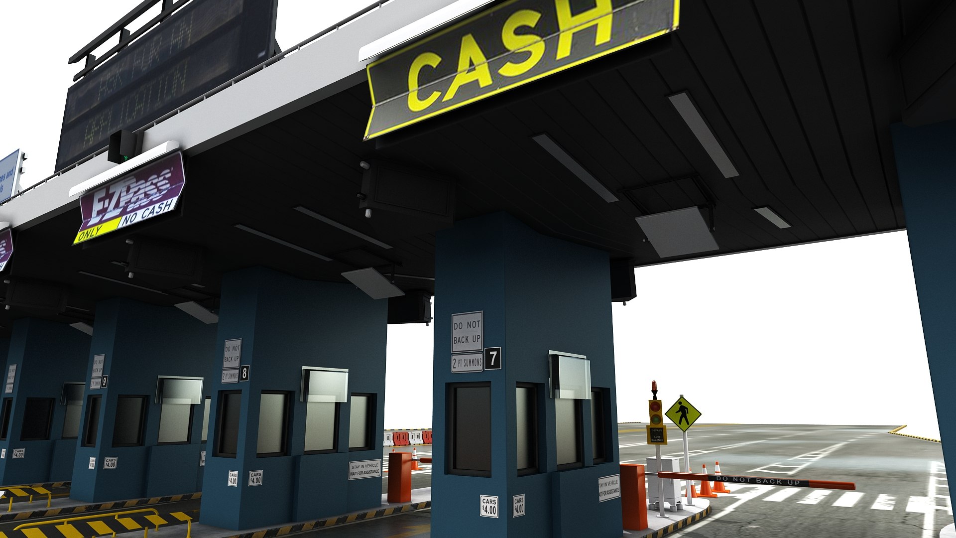Nyc Toll Booth 3D Model - TurboSquid 1236076