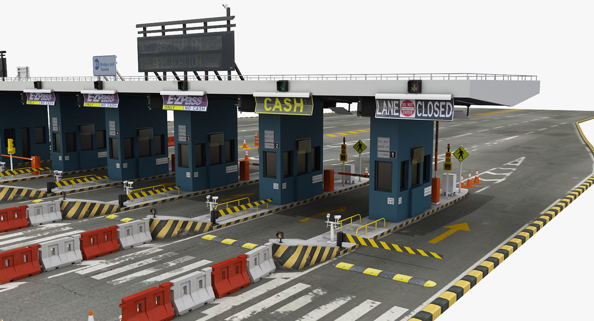 Nyc Toll Booth 3D Model - TurboSquid 1236076