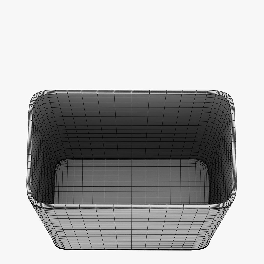 Container Tin Rectangle 3D Model - TurboSquid 1466197