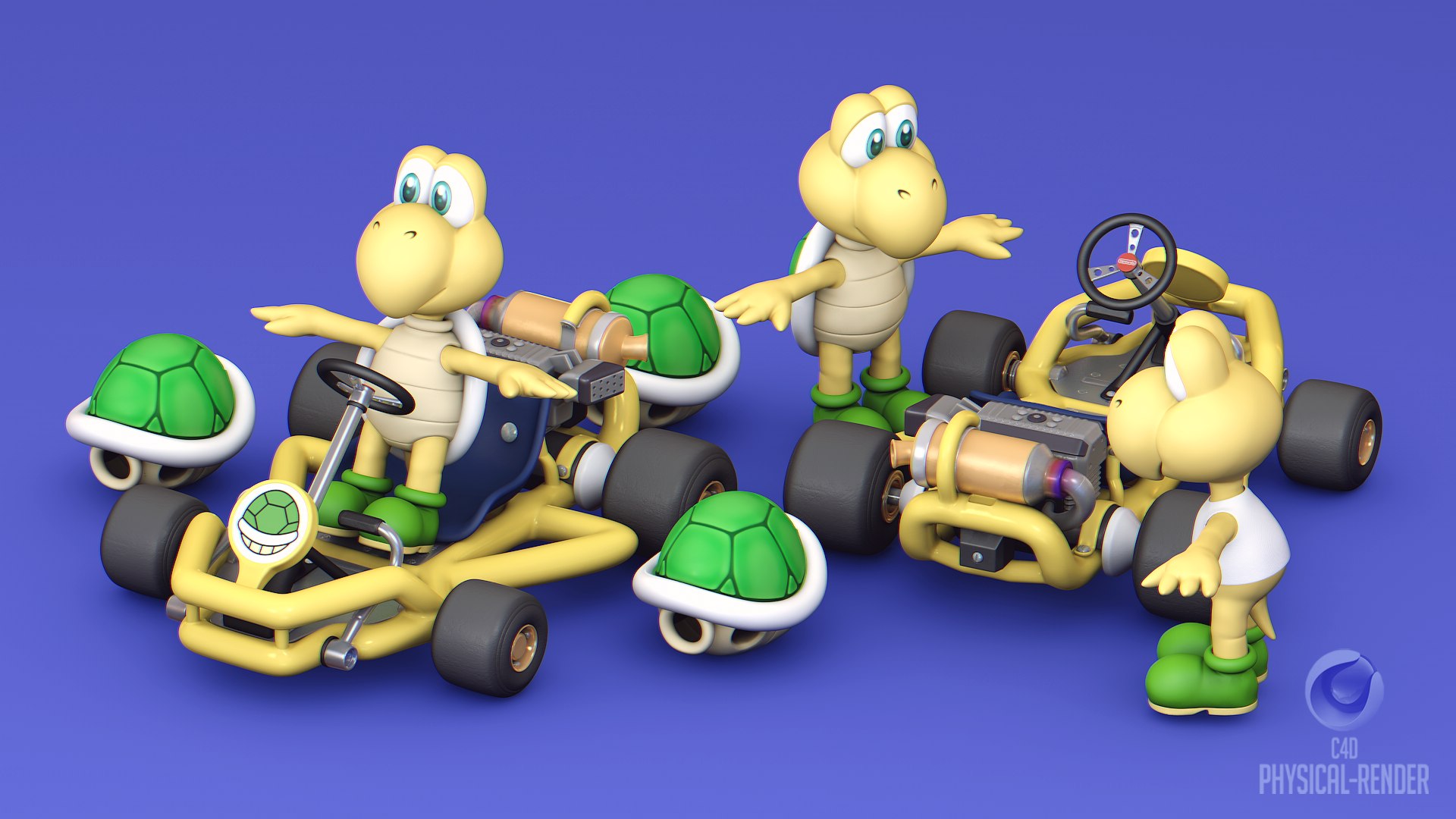 3D Mario Kart Tour - Model - TurboSquid 1454933