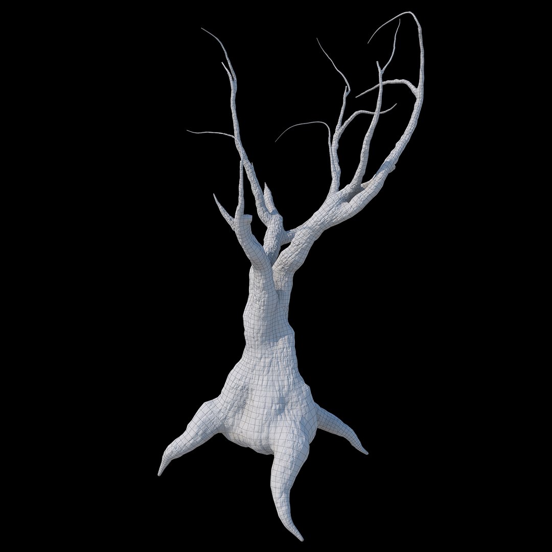 3D Scary Trees Kit Pbr - TurboSquid 1373089