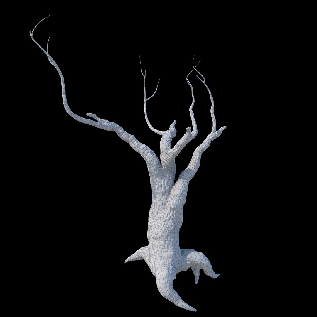 3D Scary Trees Kit Pbr - TurboSquid 1373089