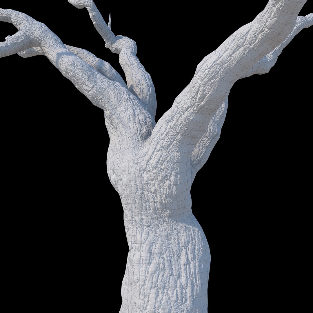 3D Scary Trees Kit Pbr - TurboSquid 1373089