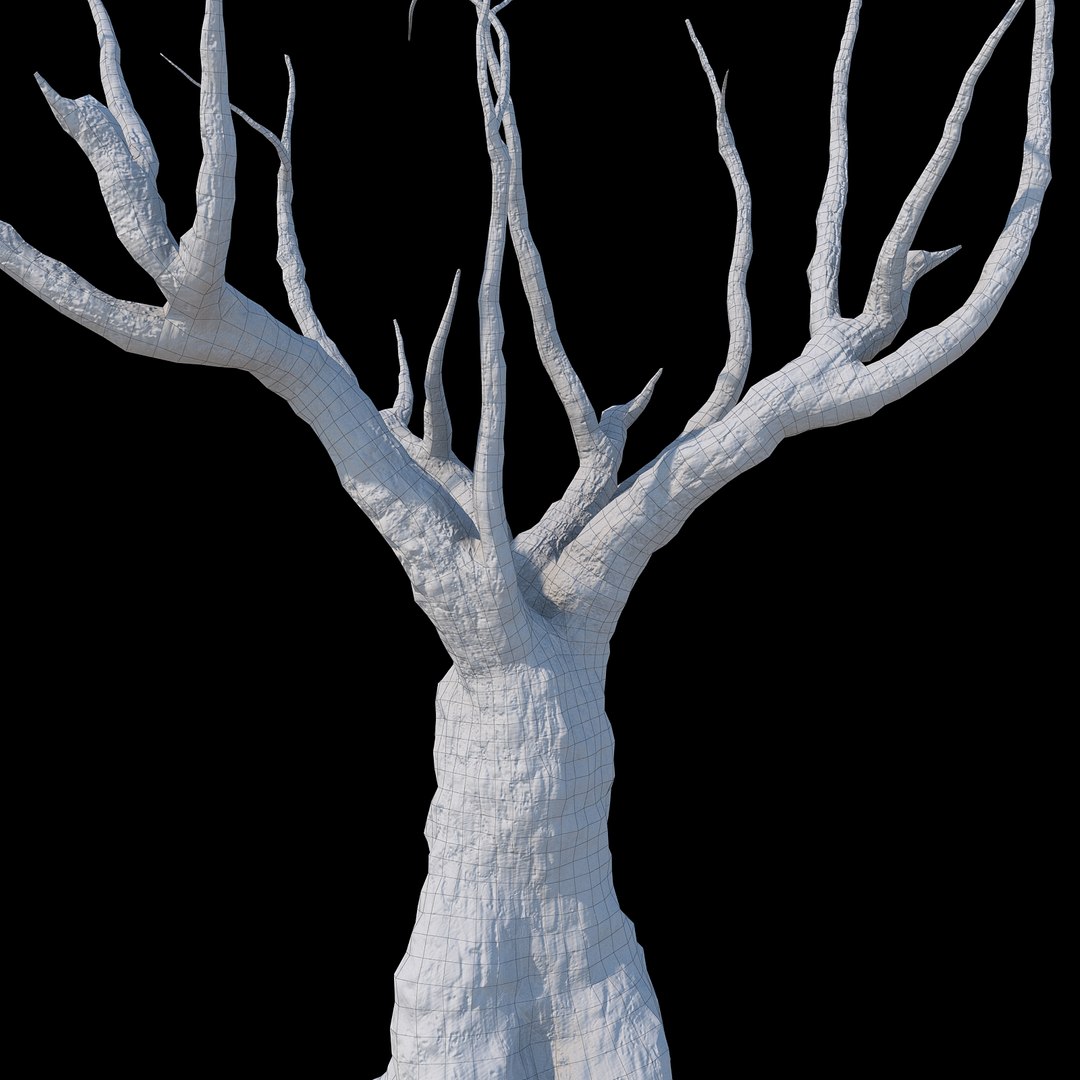 3D Scary Trees Kit Pbr - TurboSquid 1373089