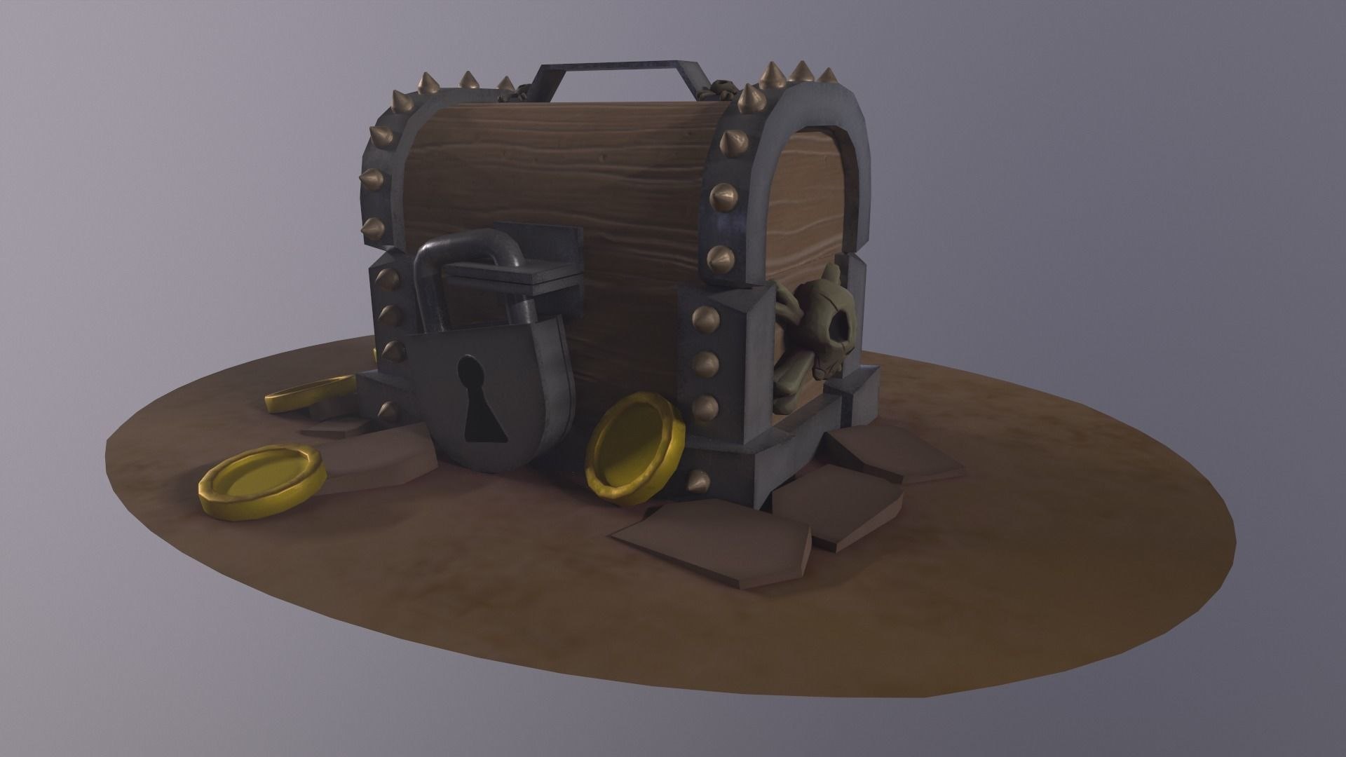 Stylized Chest Game Ready Low Poly PBR 3D Model 3D Model - TurboSquid ...