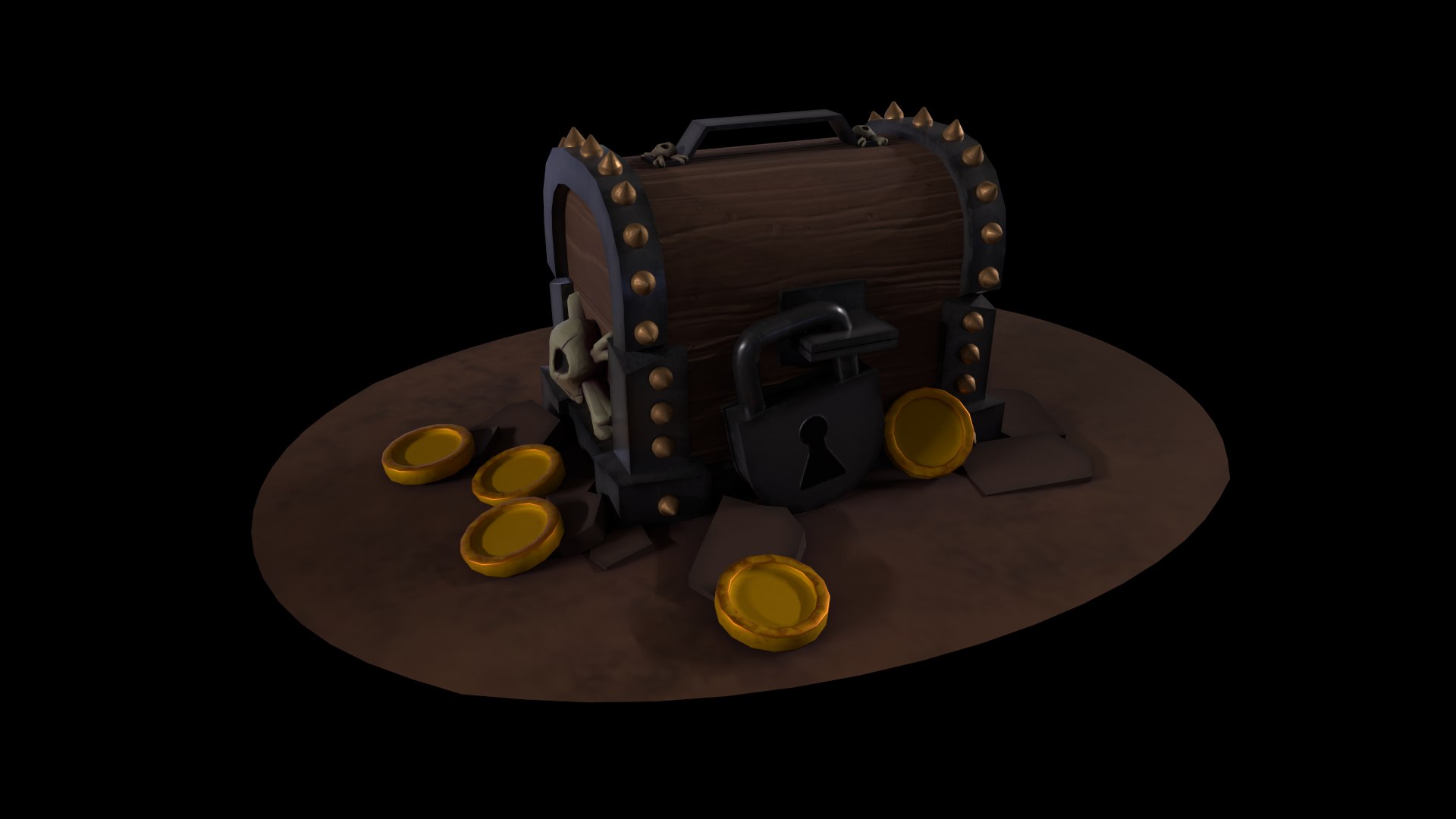Stylized Chest Game Ready Low Poly PBR 3D Model 3D Model - TurboSquid ...