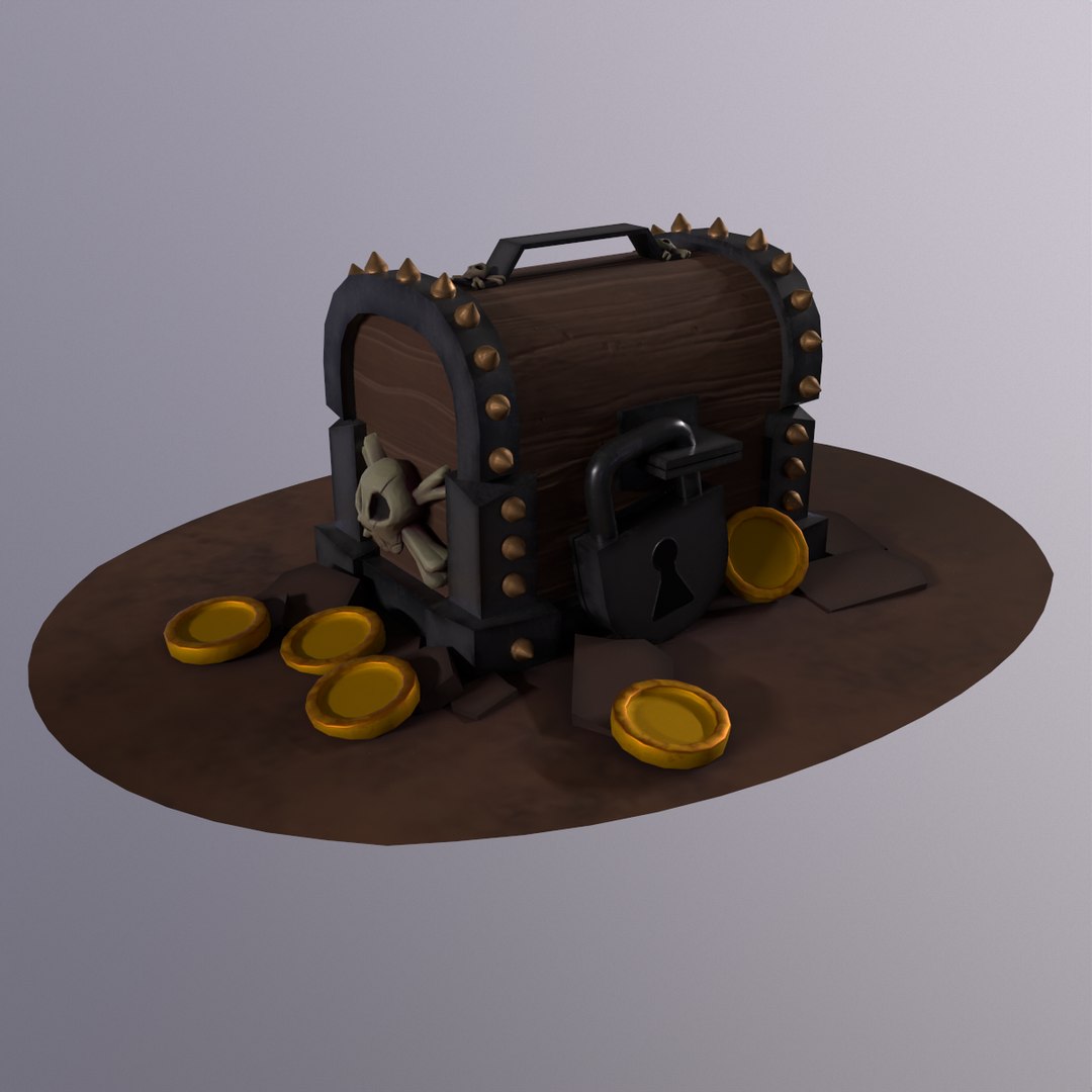 Stylized Chest Game Ready Low Poly PBR 3D Model 3D Model - TurboSquid ...
