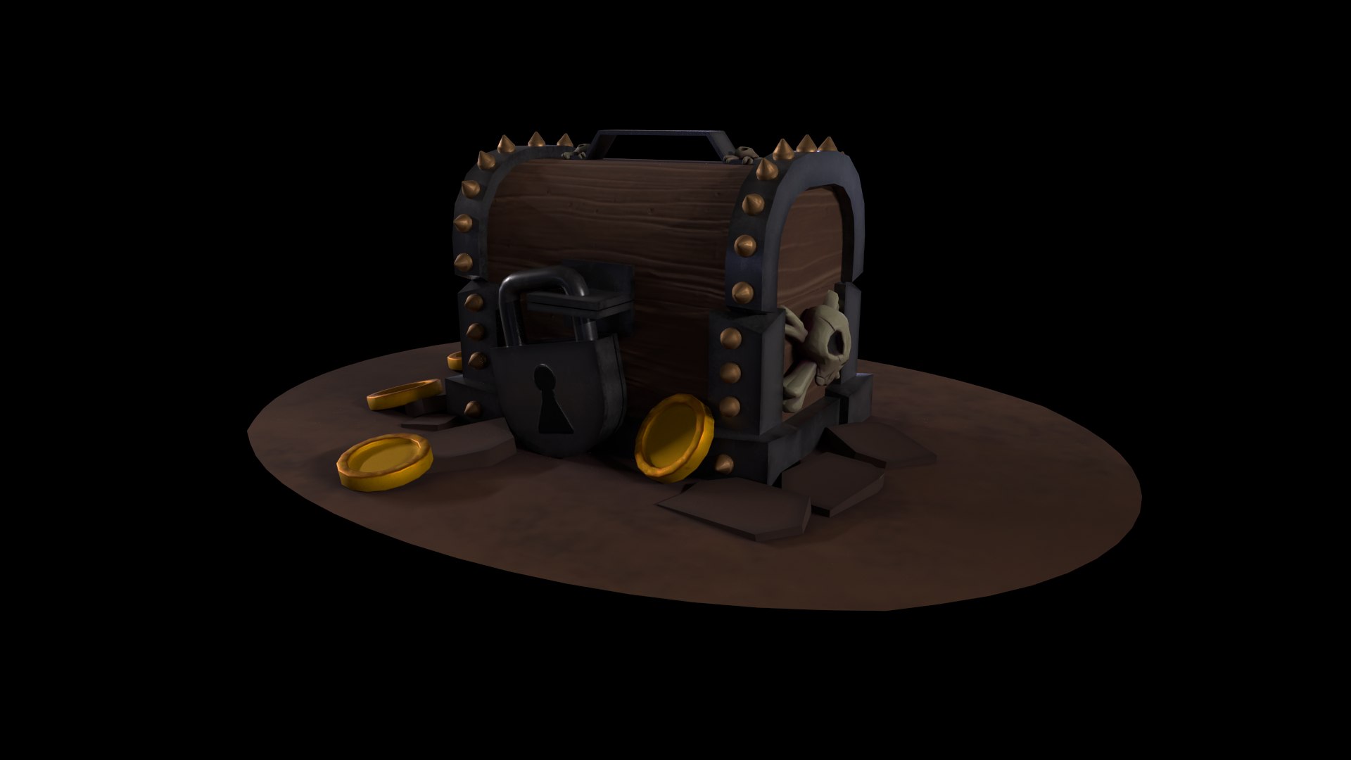 Stylized Chest Game Ready Low Poly PBR 3D Model 3D Model - TurboSquid ...