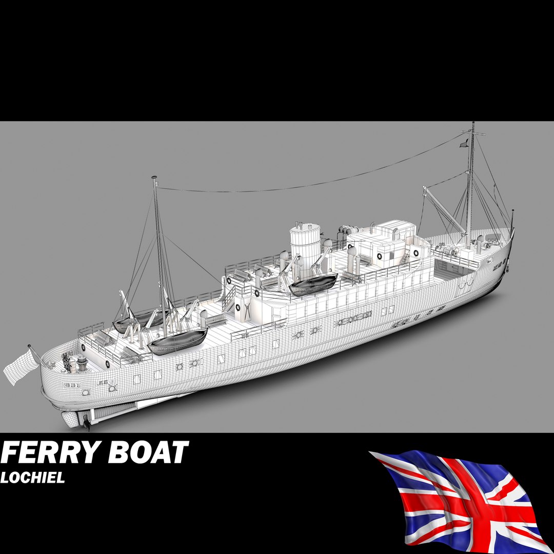 Ferry - 3d Model