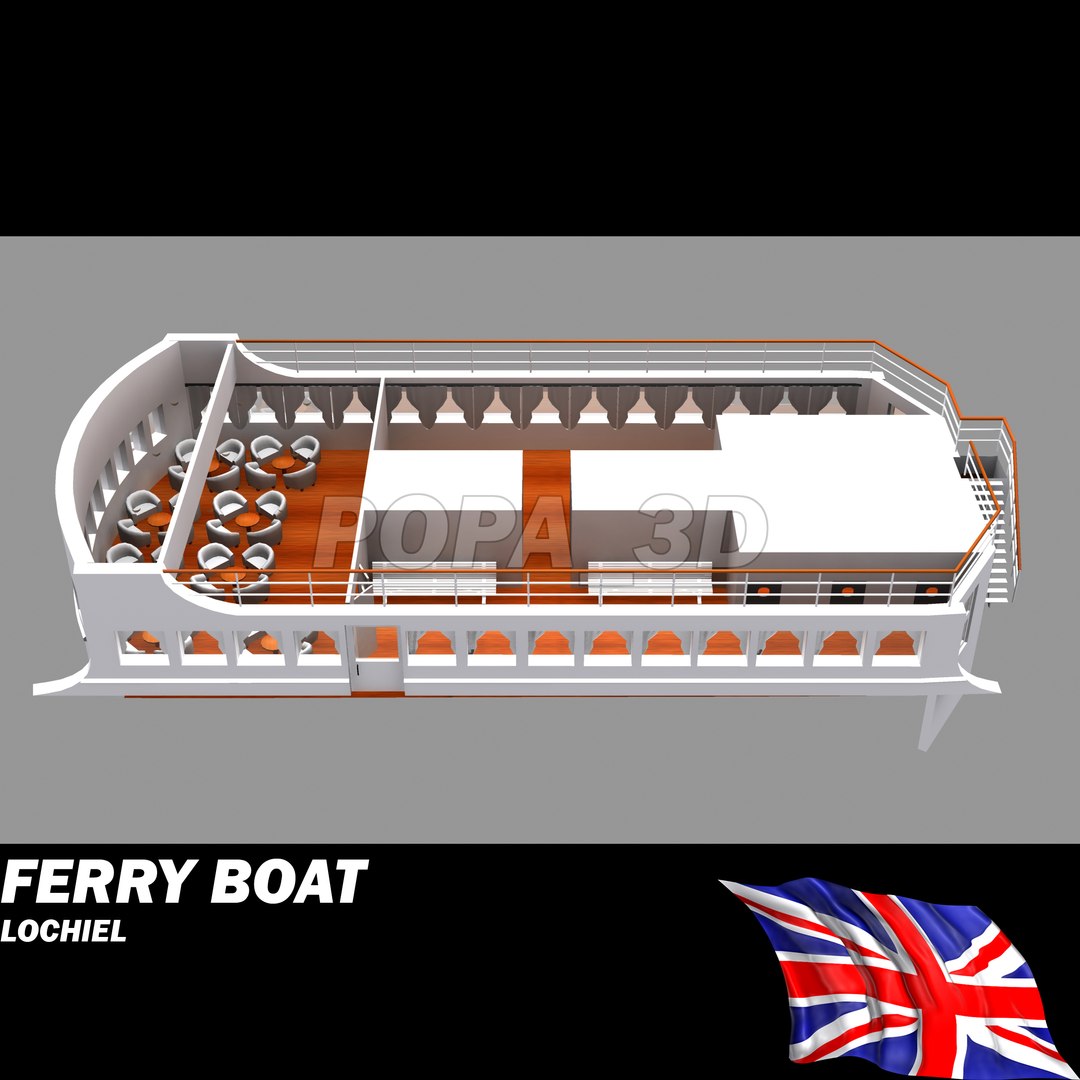 Ferry - 3d Model