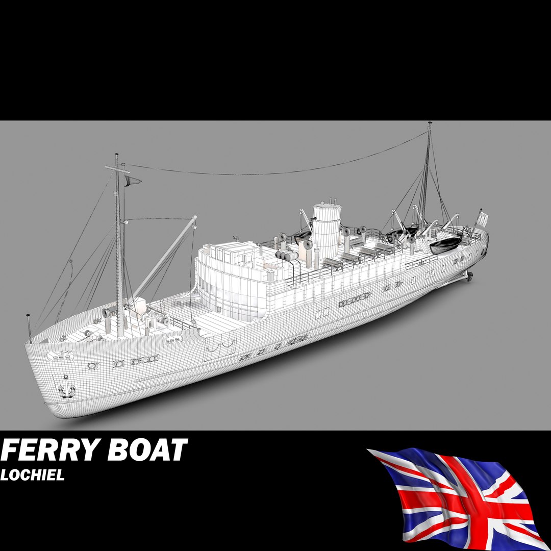 Ferry - 3d Model