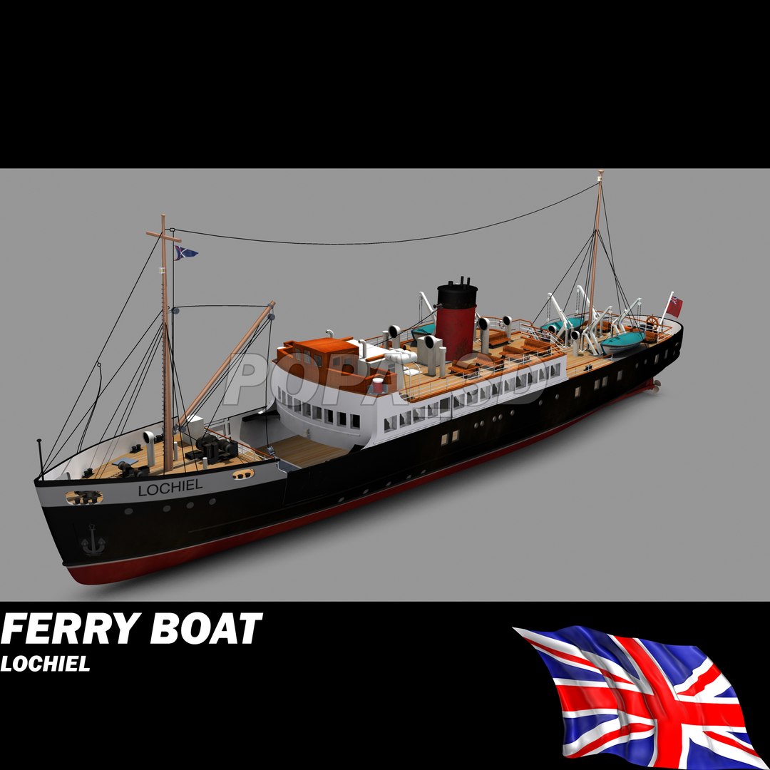 Ferry - 3d Model