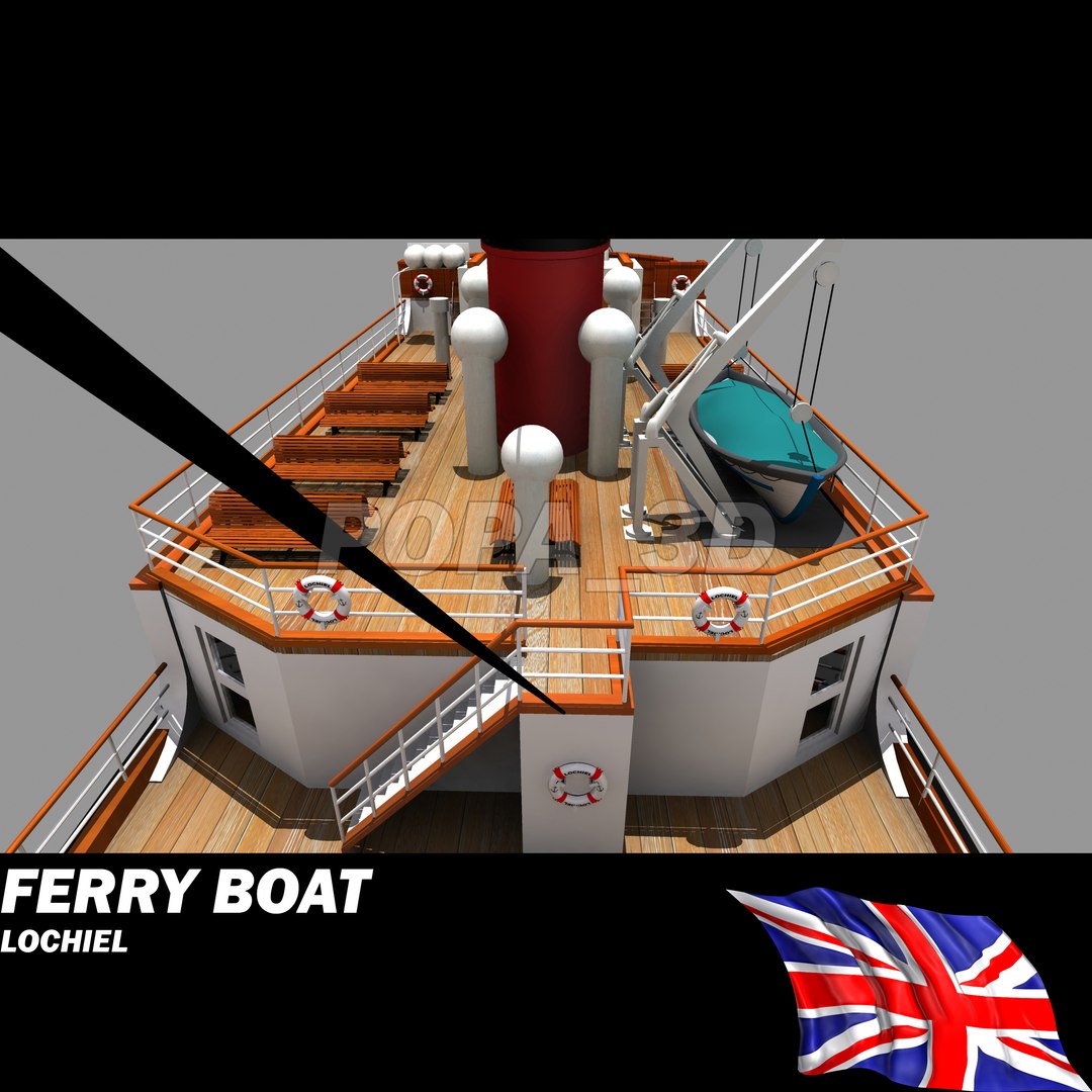 Ferry - 3d Model