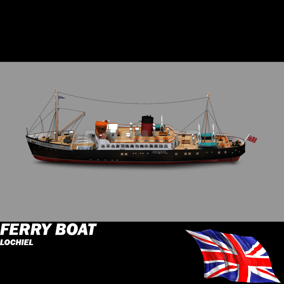 Ferry - 3d Model