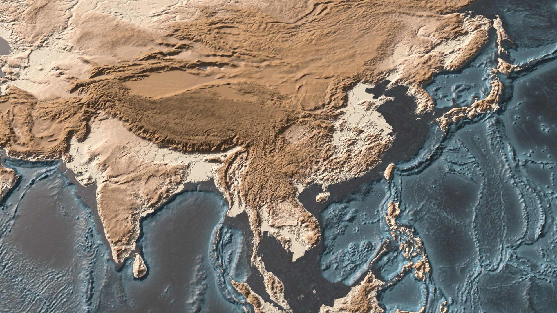 Stylized World Map 3D Model - TurboSquid 2078965