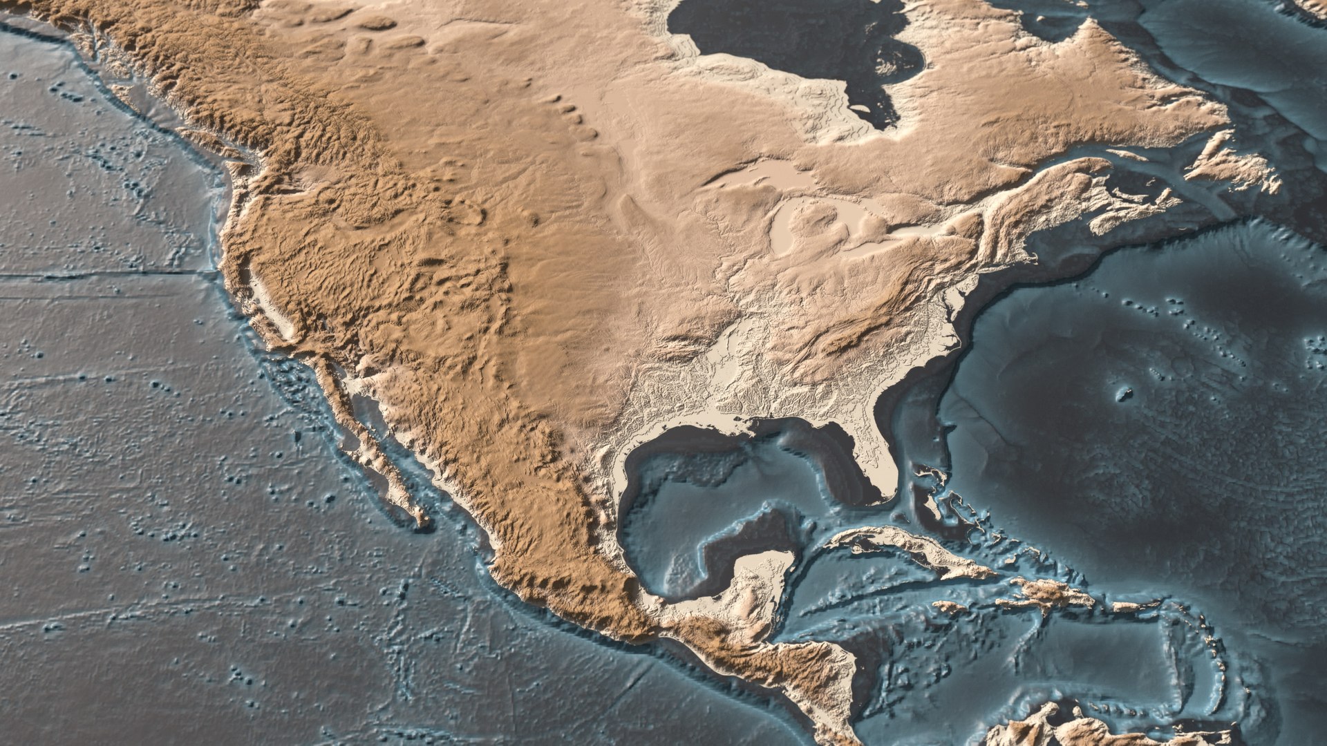 Stylized World Map 3D Model - TurboSquid 2078965