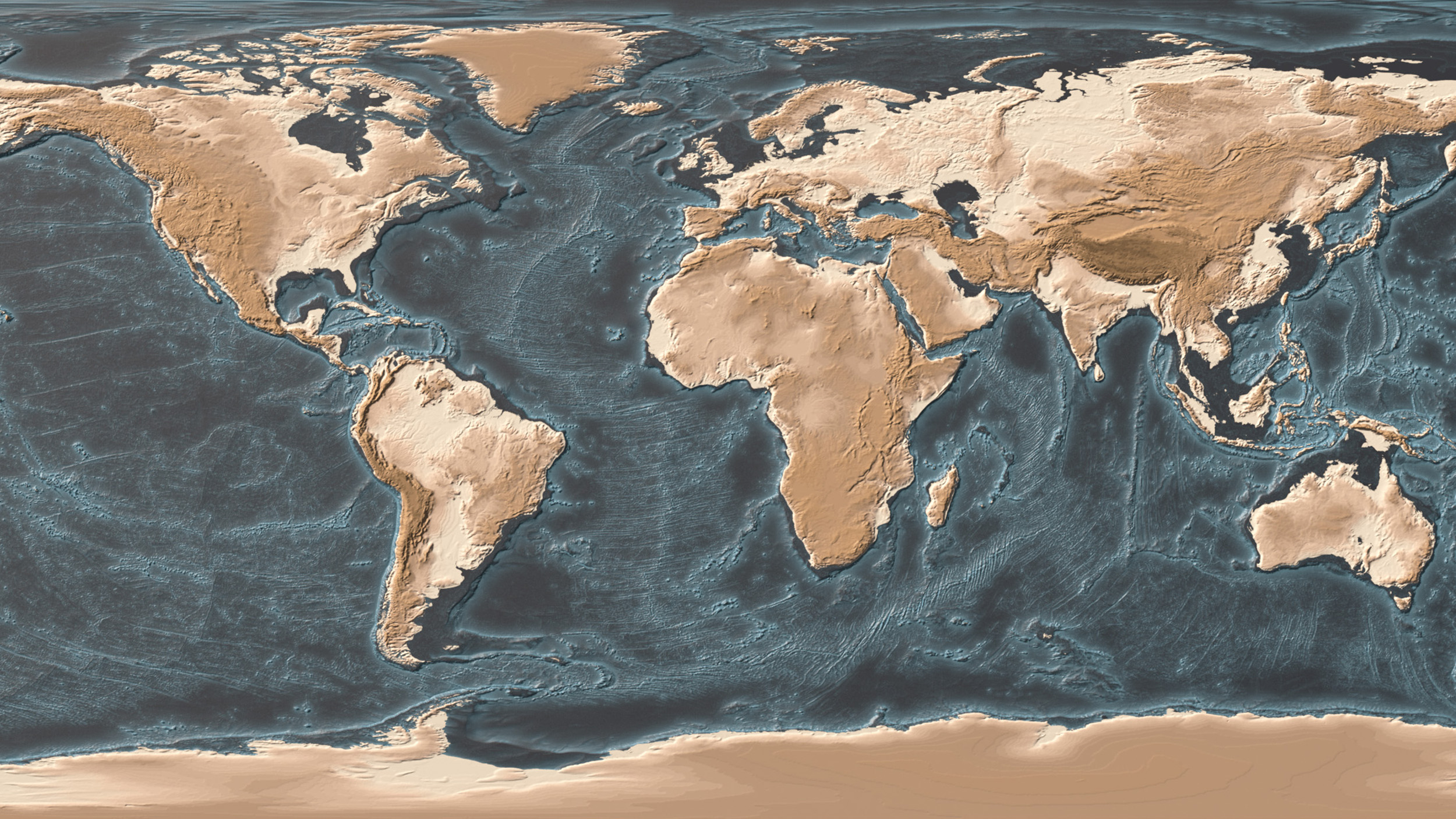 modelo 3d Mapa mundial estilizado - TurboSquid 2078965