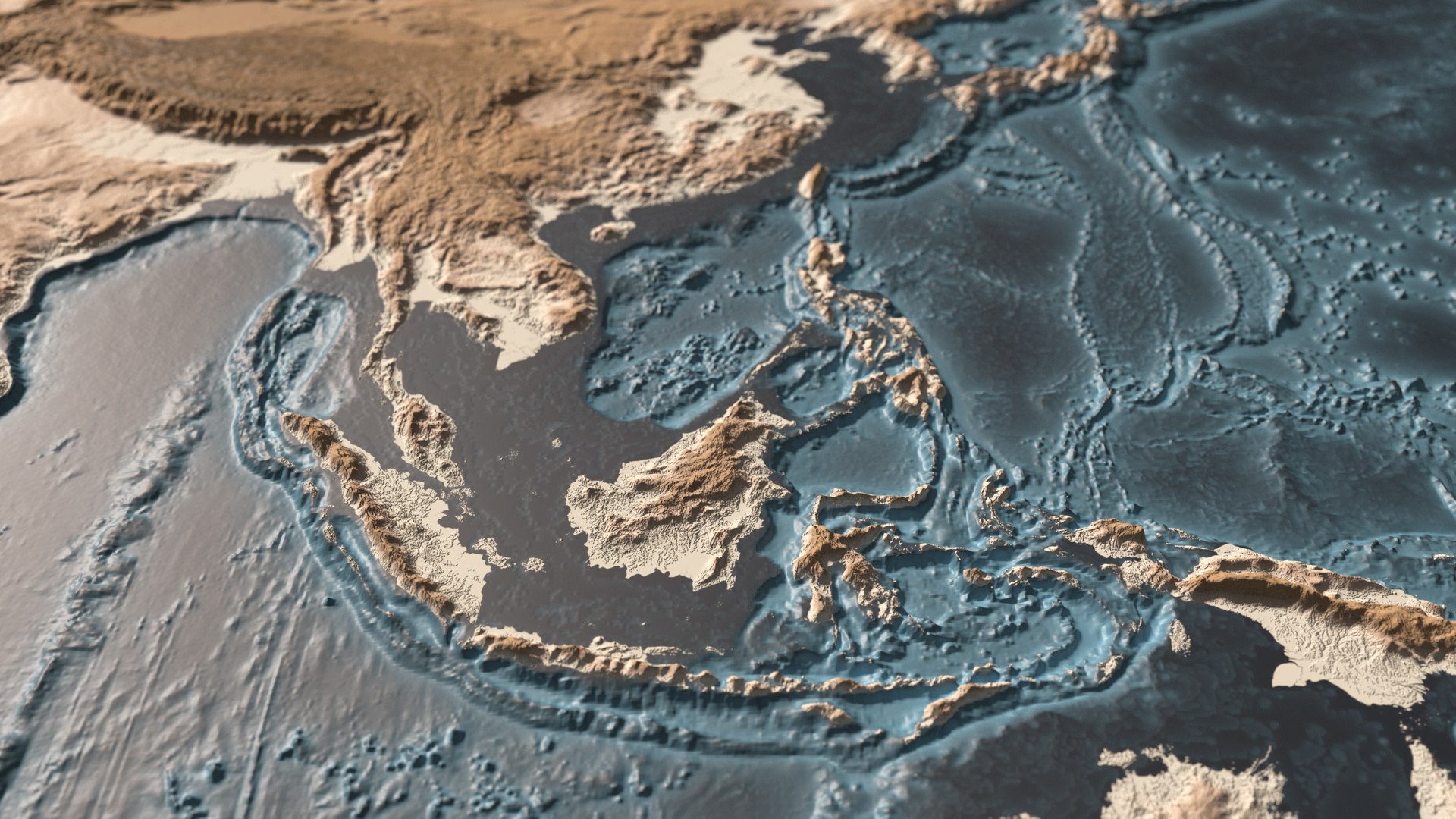 Stylized World Map 3D Model - TurboSquid 2078965