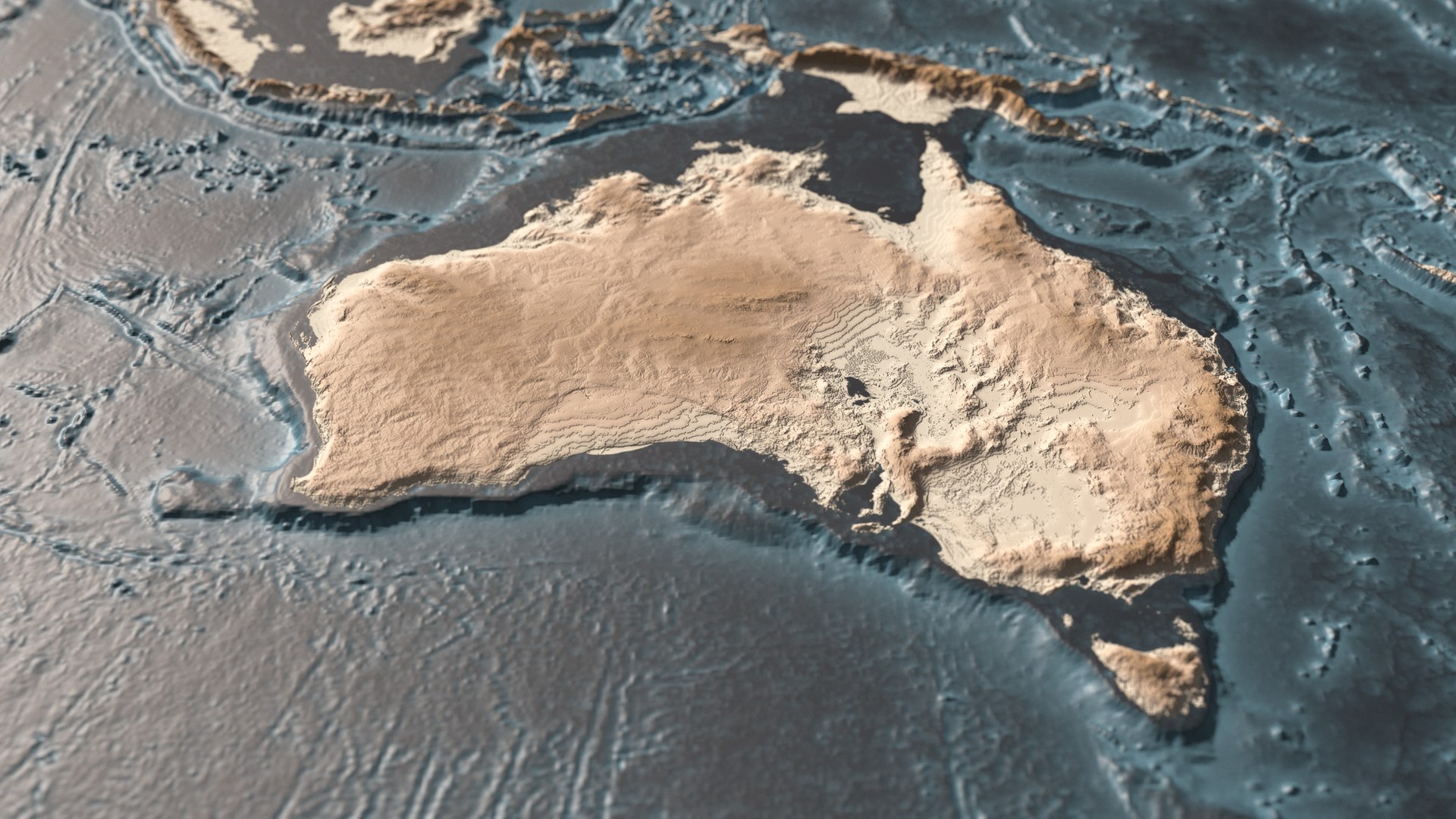 Stylized World Map 3D Model - TurboSquid 2078965