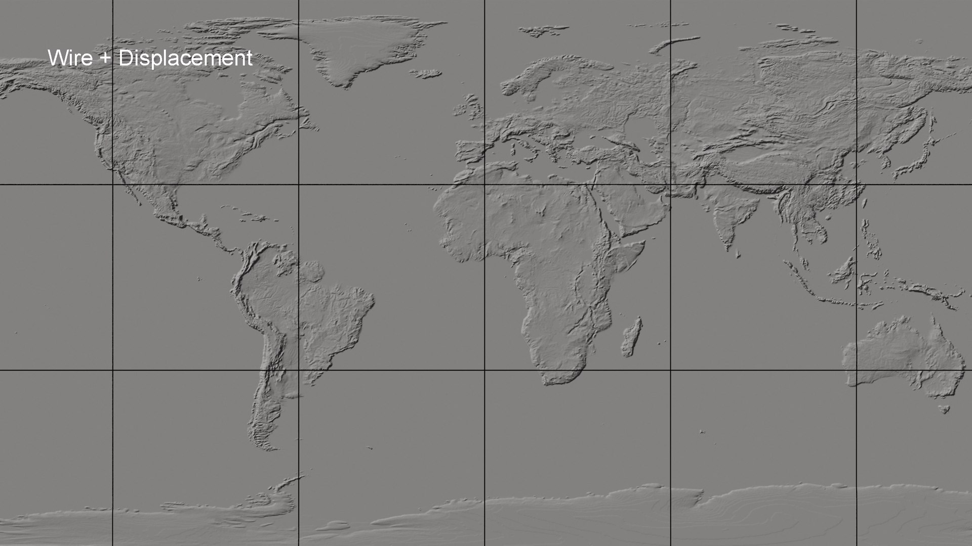 Stylized World Map 3D Model - TurboSquid 2078965