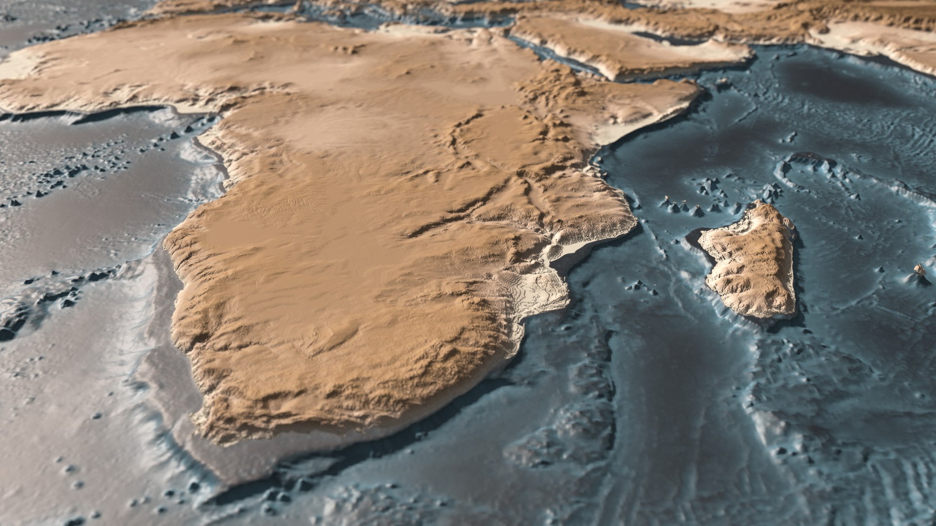 Stylized World Map 3D Model - TurboSquid 2078965