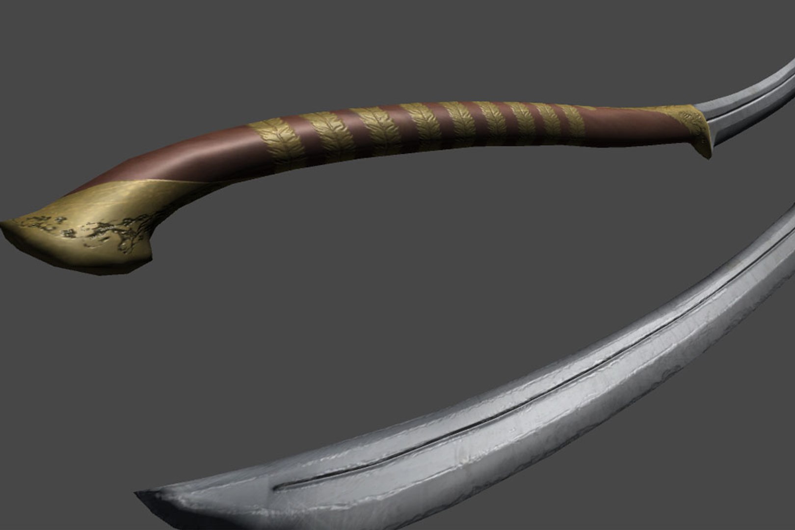 ready elven sword obj