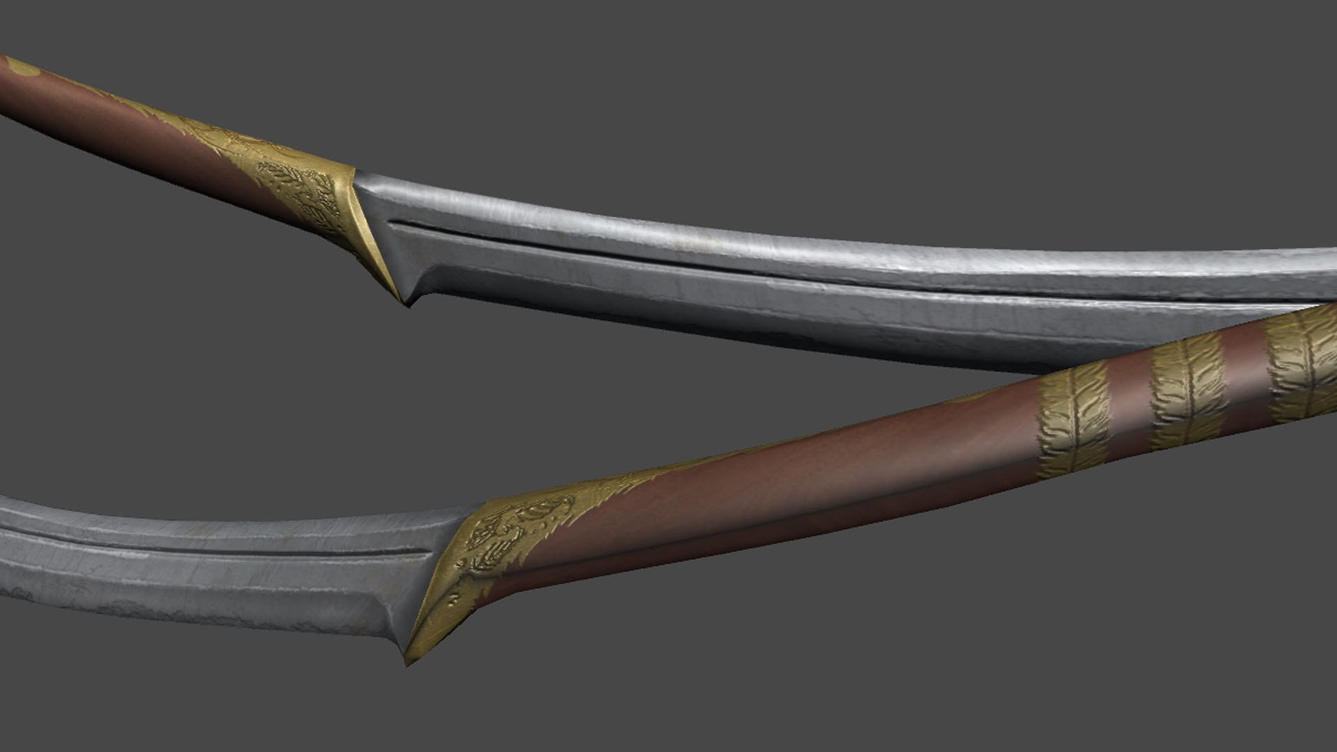 ready elven sword obj