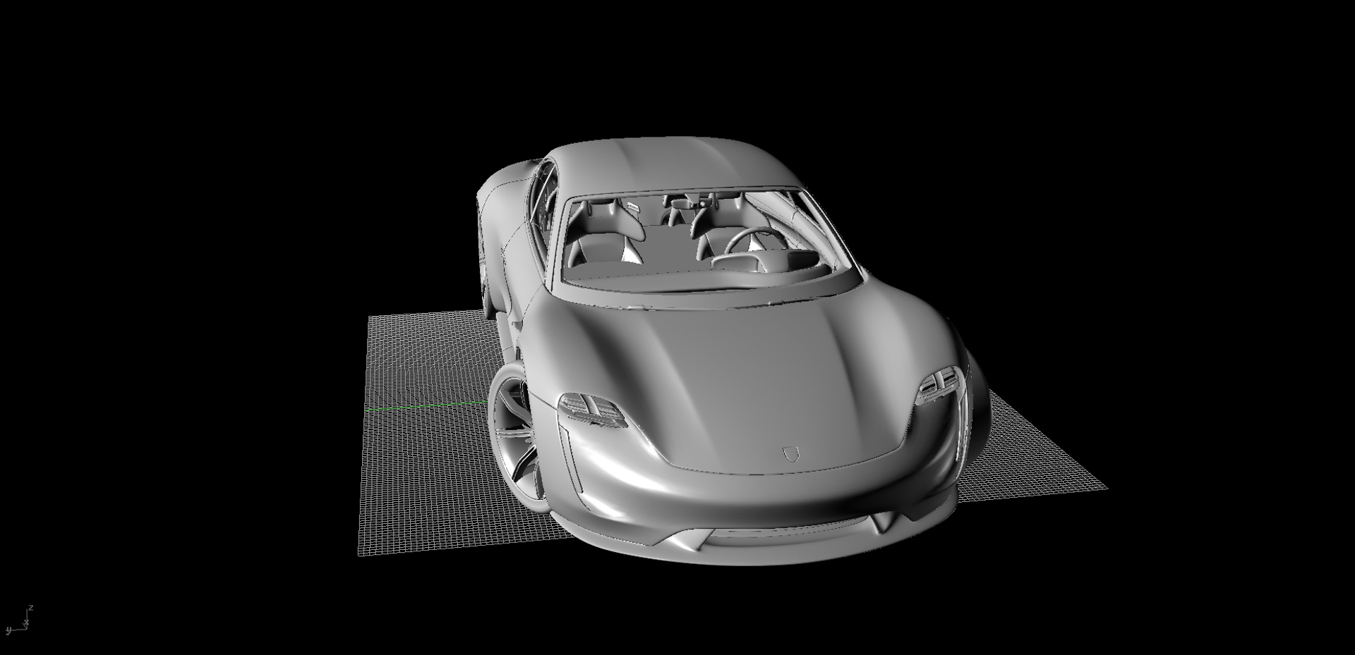 3D Porsche Mission E 2019 - TurboSquid 1470416