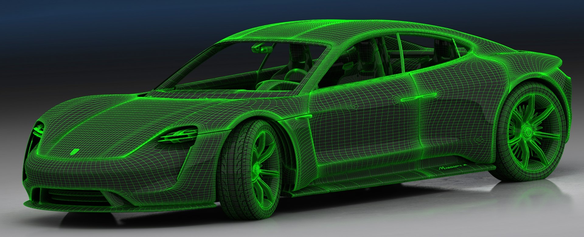 3D Porsche Mission E 2019 - TurboSquid 1470416