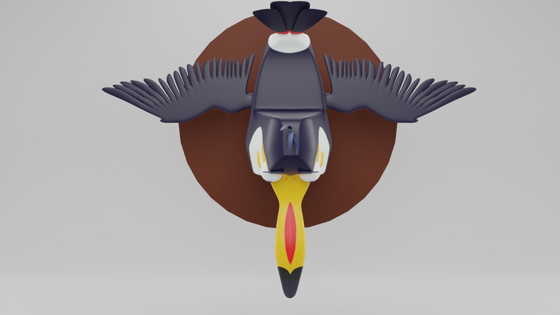3D Model Crazy Toucan Cartoon Bird 3D Model - TurboSquid 2123967