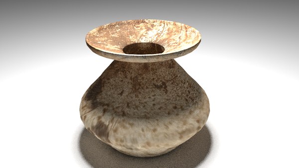 free clay pot 3d model