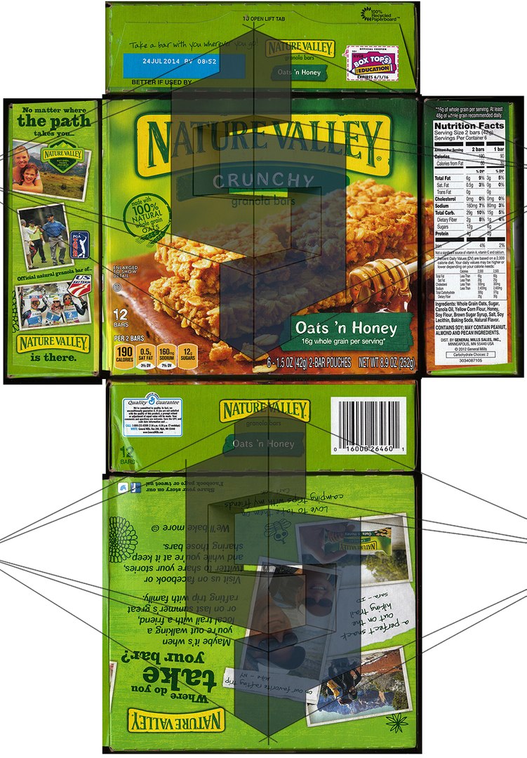 Nature Valley Granola Box 3d Model