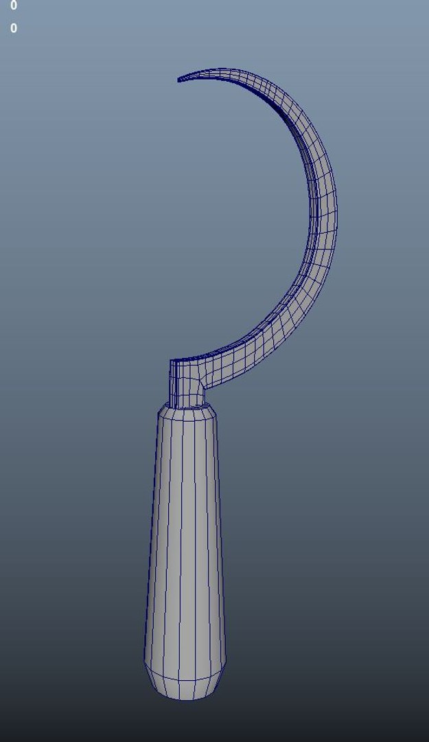 Bloody sickle 3D model - TurboSquid 1407149