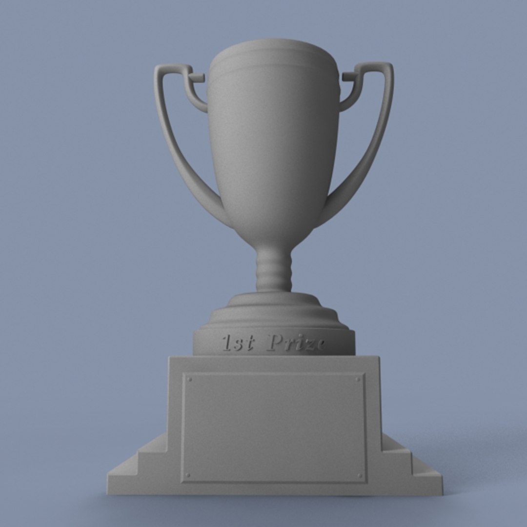 trophy 3d obj