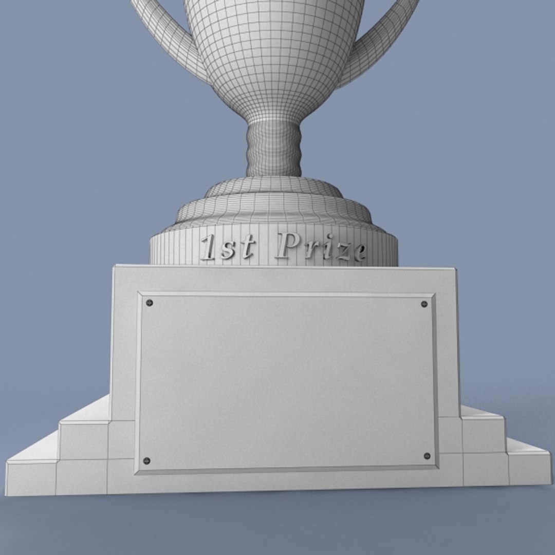 trophy 3d obj