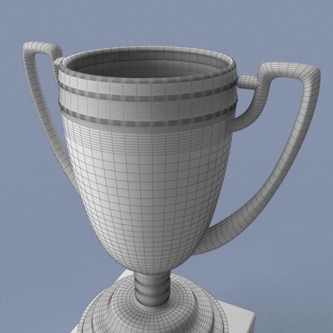 trophy 3d obj