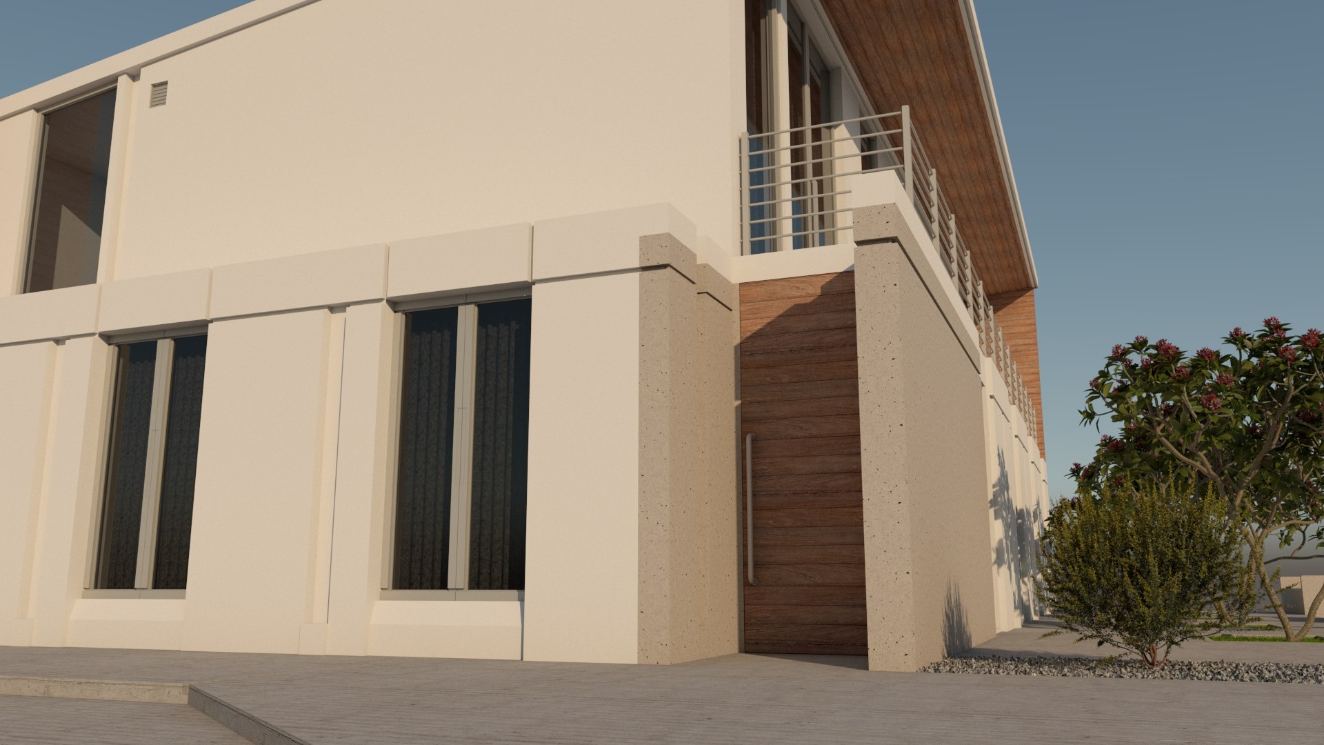 3D Model Modern Residential Compound - TurboSquid 1711530