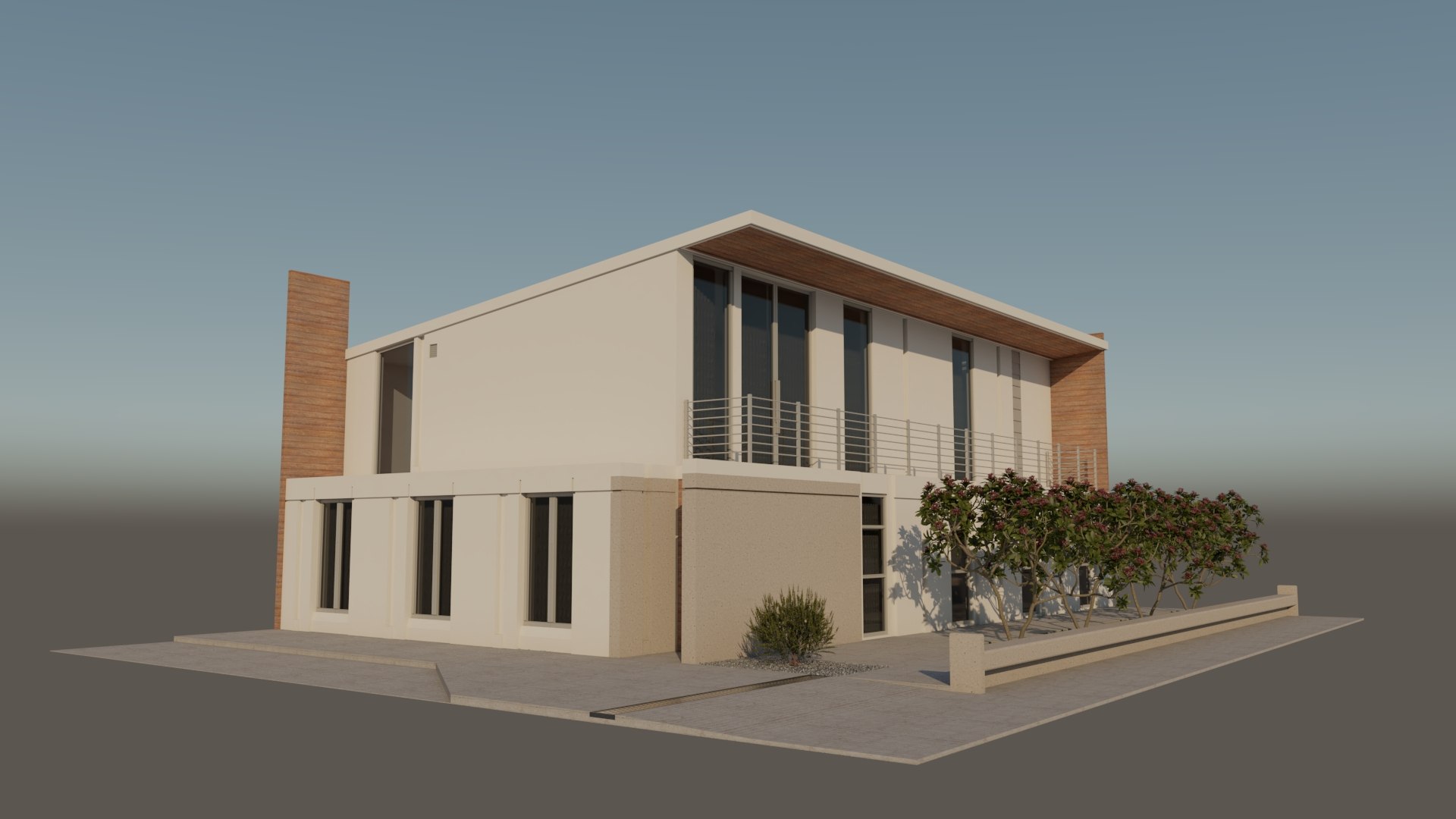 3D Model Modern Residential Compound - TurboSquid 1711530