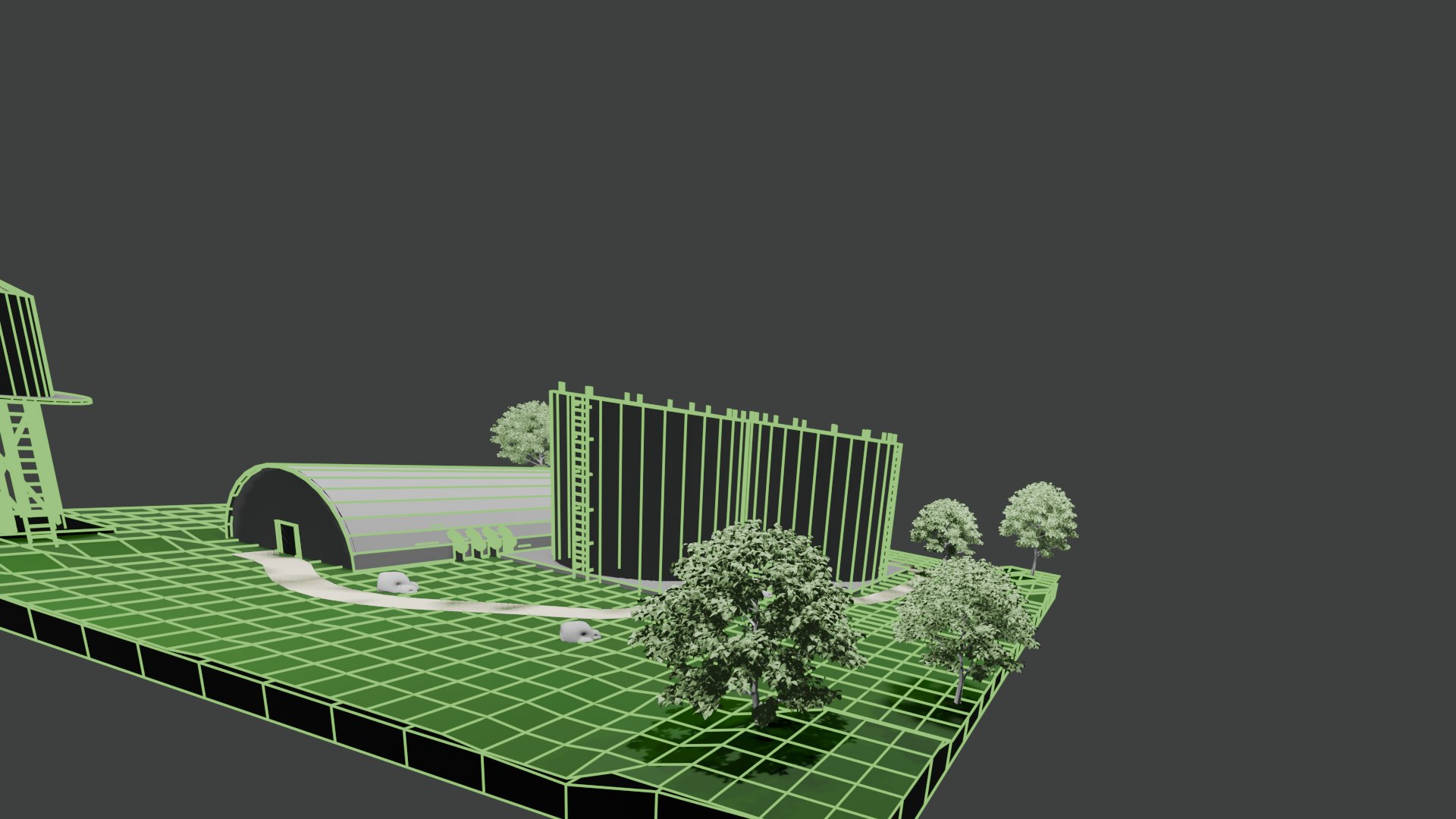 3D Grain Storage Model - TurboSquid 2222053