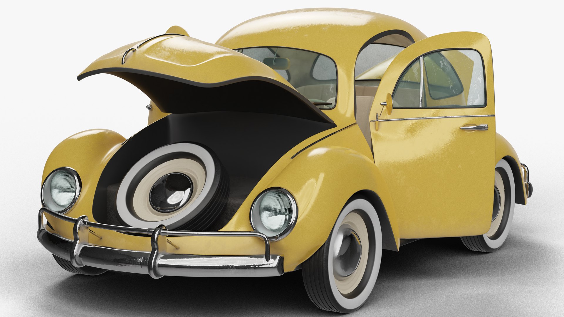 3D CARTOON CAR 001 - TurboSquid 2161480