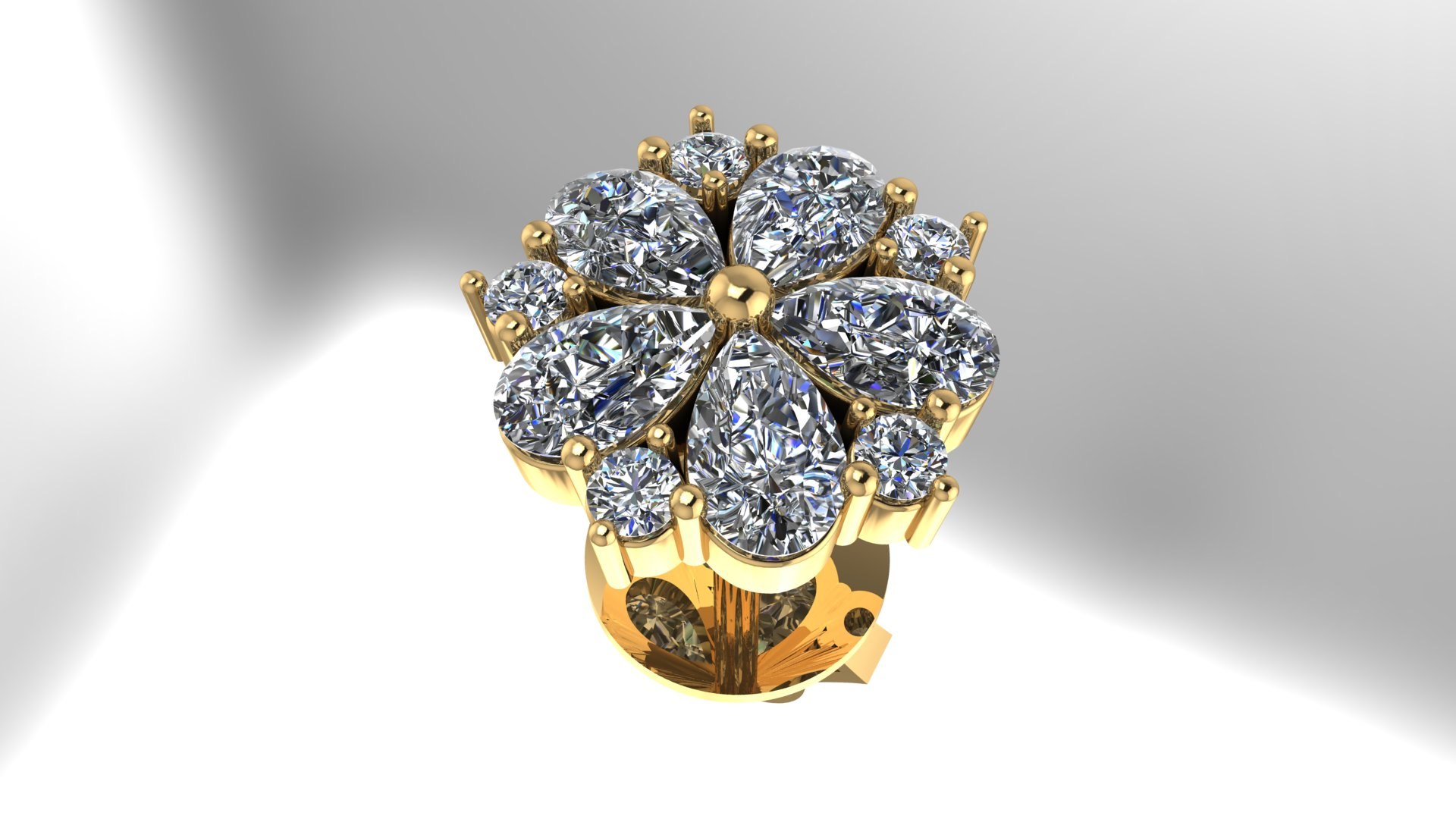 3D Earring 222 Model - TurboSquid 2335414