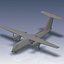 3d Model Q100 Bombardier Airliner