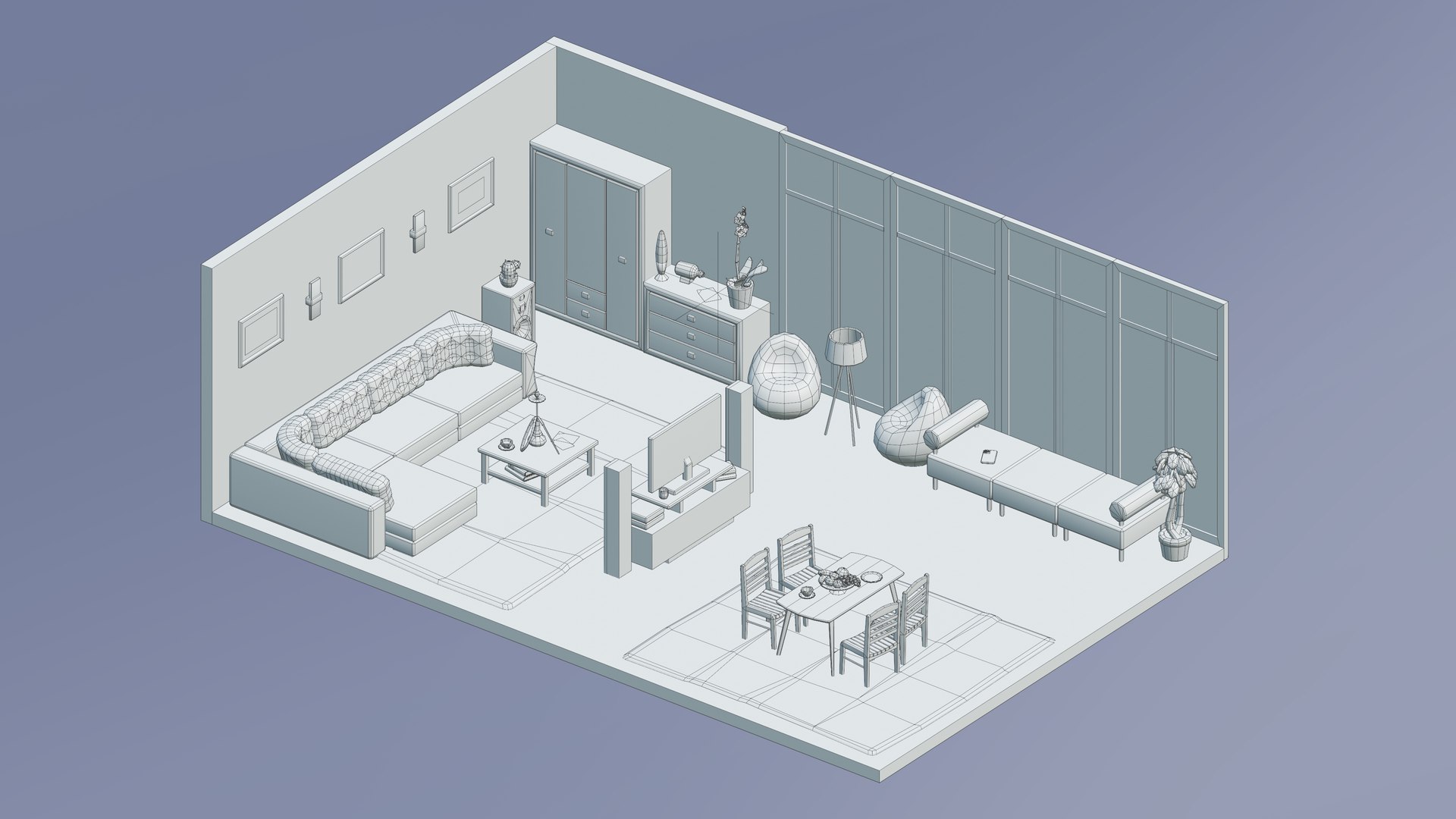 Room 54 3D Model - TurboSquid 2152172