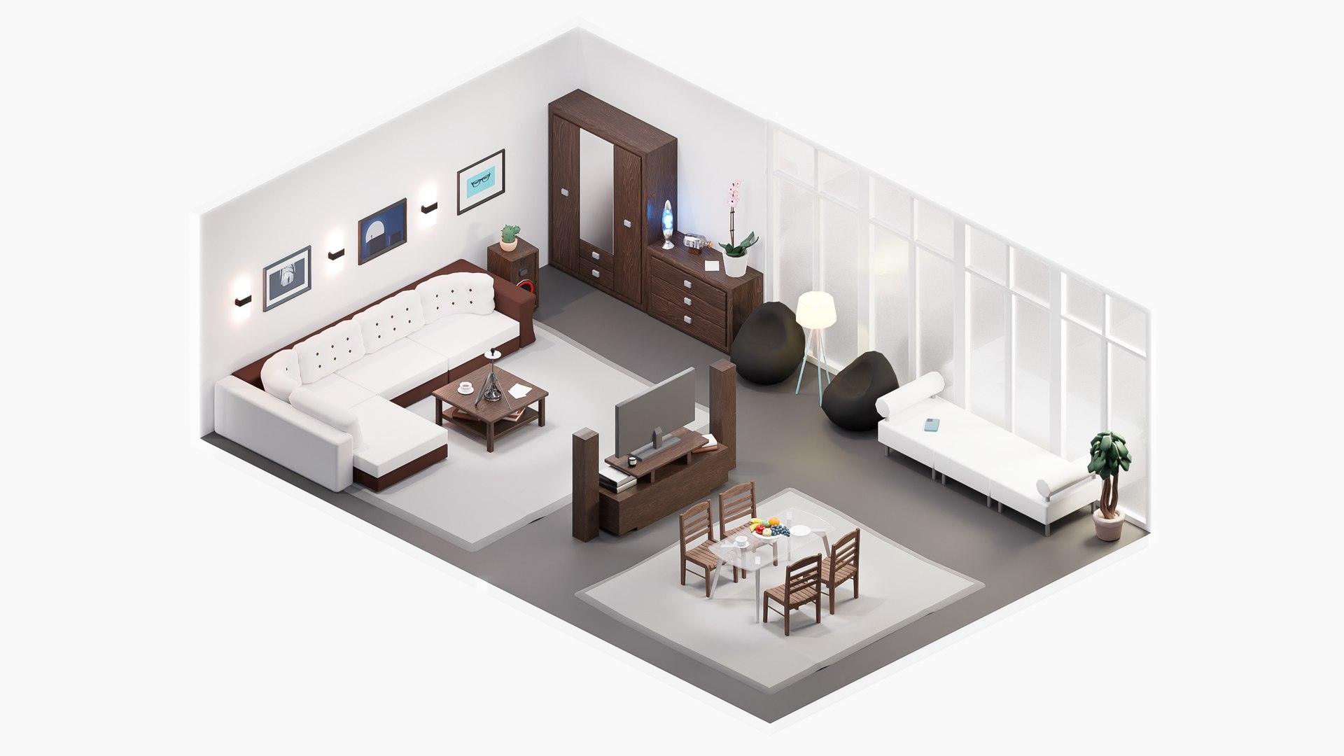 Room 54 3D Model - TurboSquid 2152172