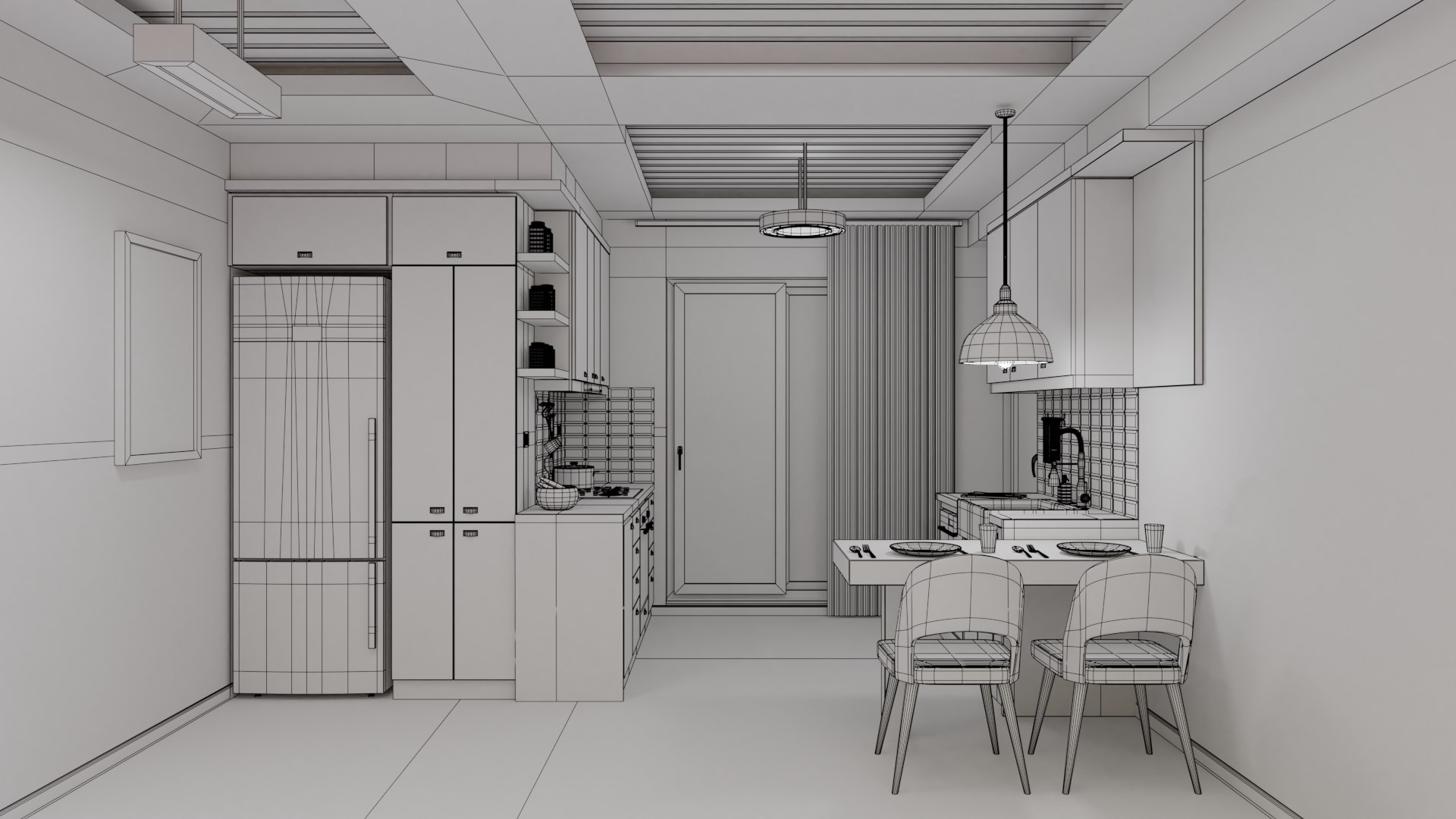 3D Kitchen Scene Collection Model - TurboSquid 2237381