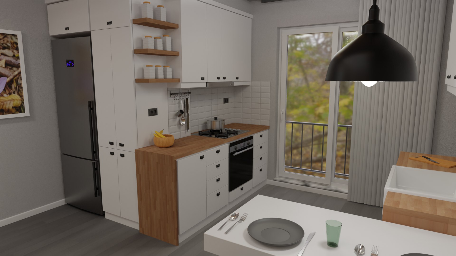 3D Kitchen Scene Collection Model - TurboSquid 2237381