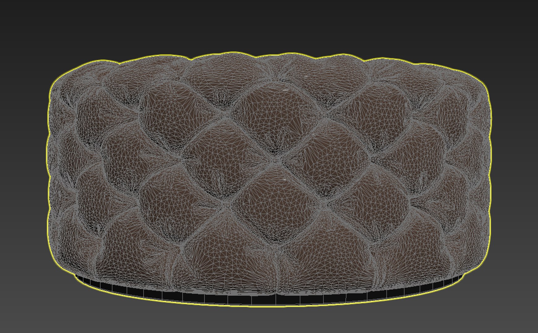 Porada Alcide Pouf 3d Model