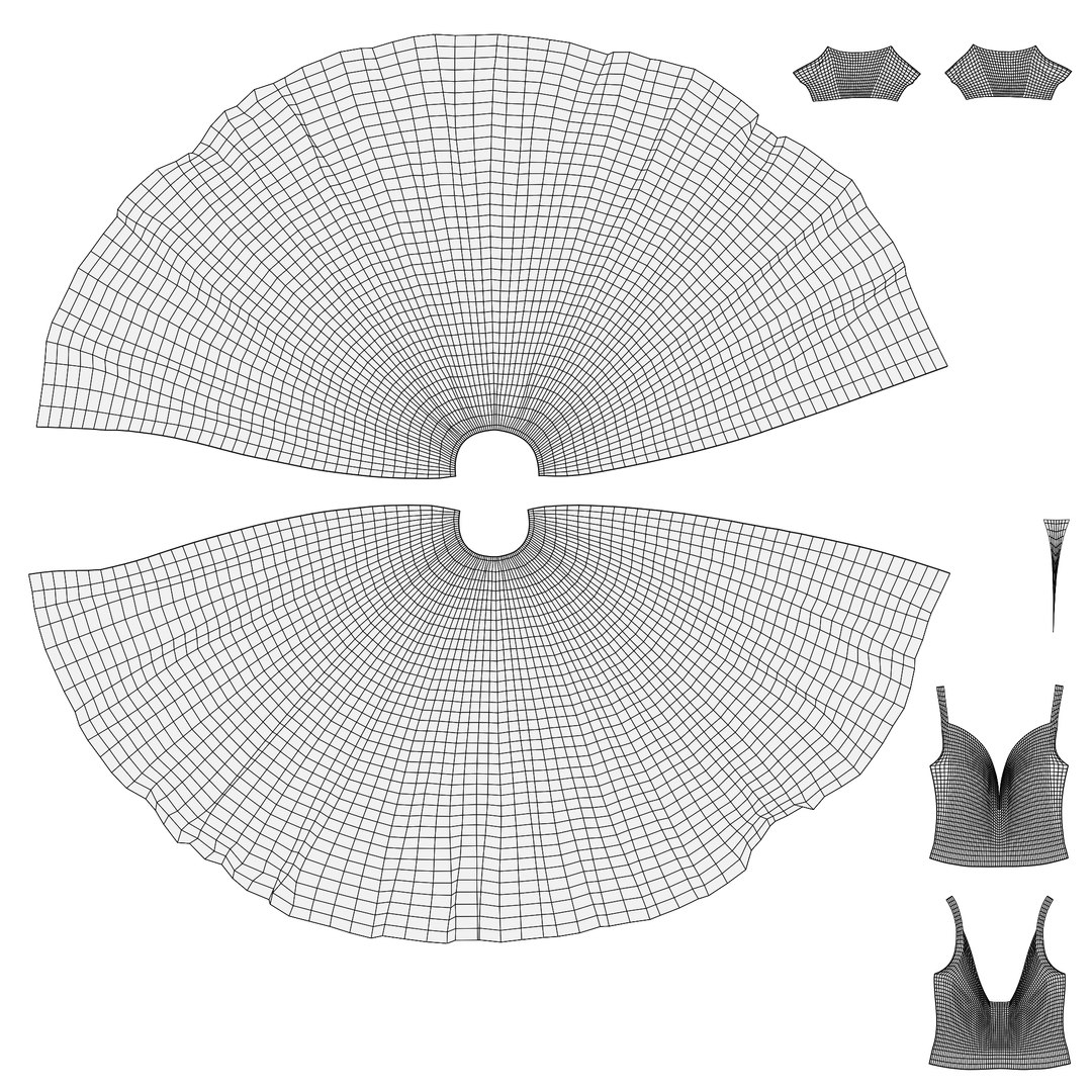 Dress 38 Matrix 3D - TurboSquid 2520353