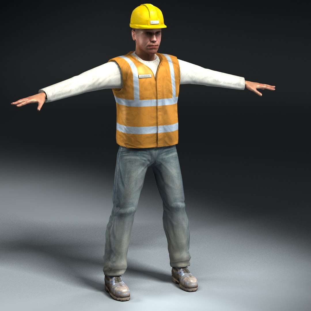 3ds Workman Man