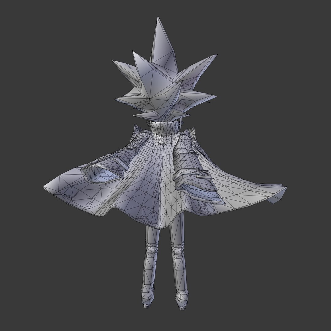 3D Yami Yugi Yugioh Anime Lowpoly 3D Model - TurboSquid 1952435
